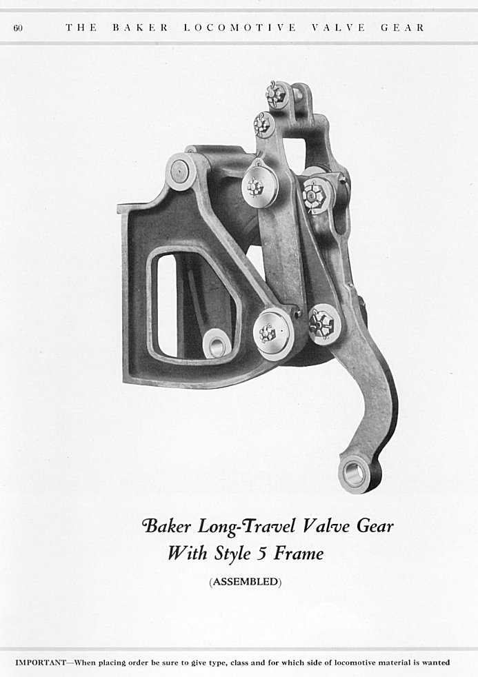 Pilliod Co. Baker Valve Gear Parts Catalog